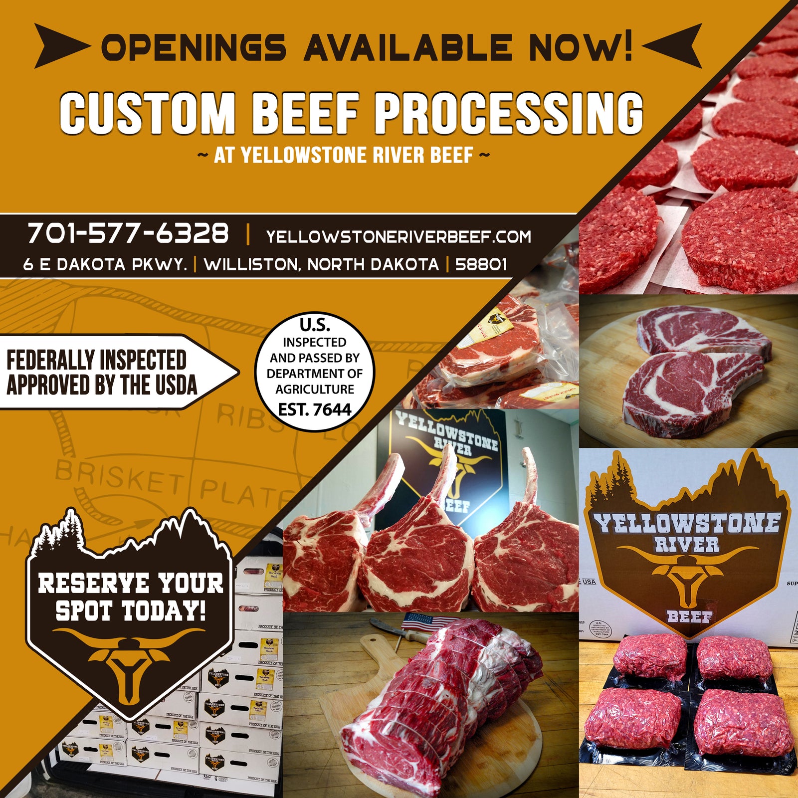 Beef Processing | USDA Beef | Export Beef | Yellowstone River Beef